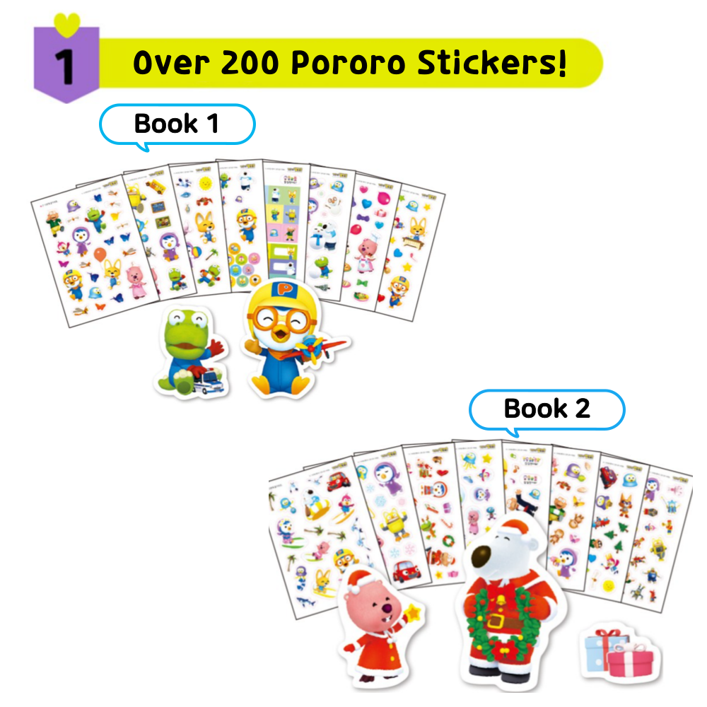 Pororo Sticker Book Pororo Sticker Diary Decoration Phone Laptop ...