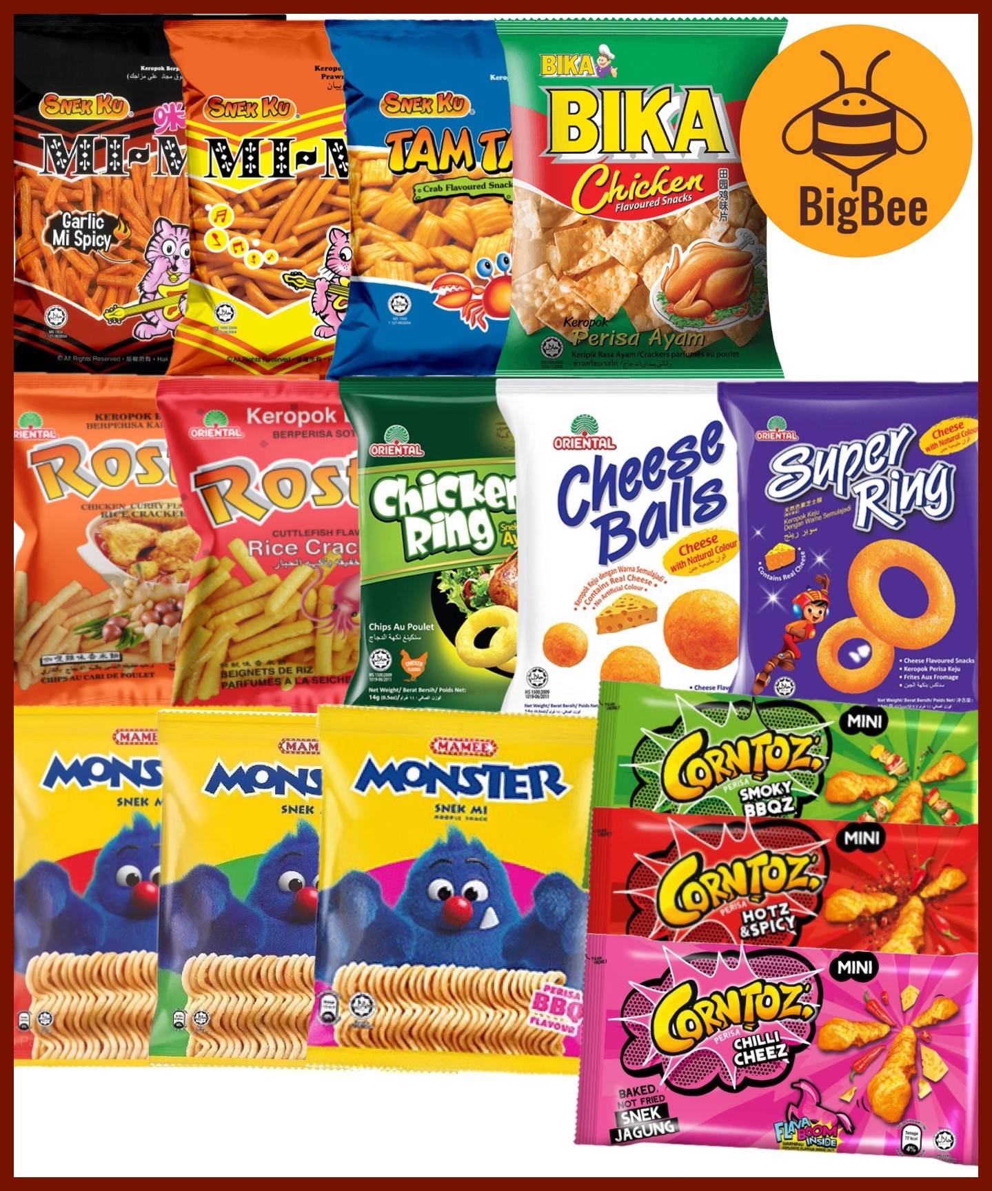 [MIX & Match 20pkts] 6 Selection FOR LIVE ONLY (Halal) Super Ring ...