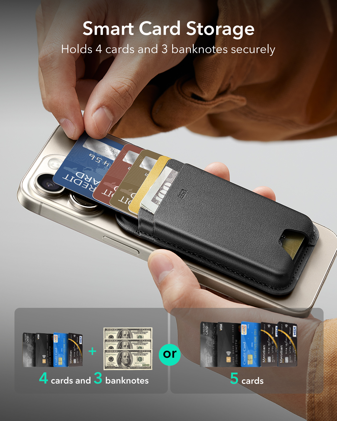 ESR HaloLock Magnetic Wallet Boost | Shopee Singapore