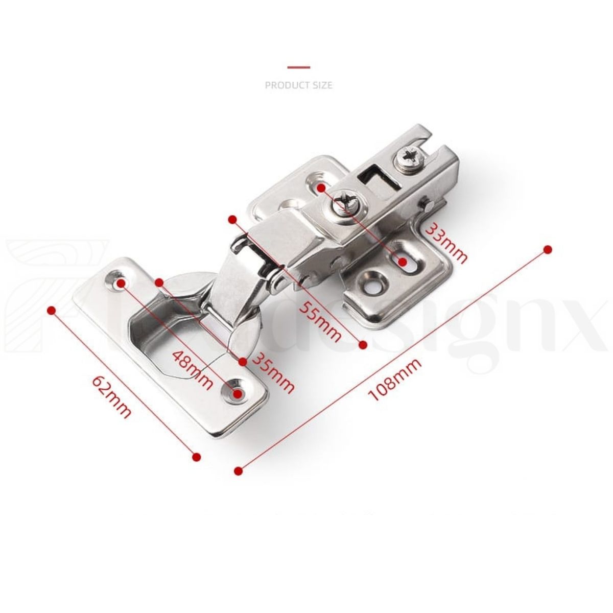 Heavy Duty Door Soft Close Hinges Free Screw/Door Hinges Repair Plate ...