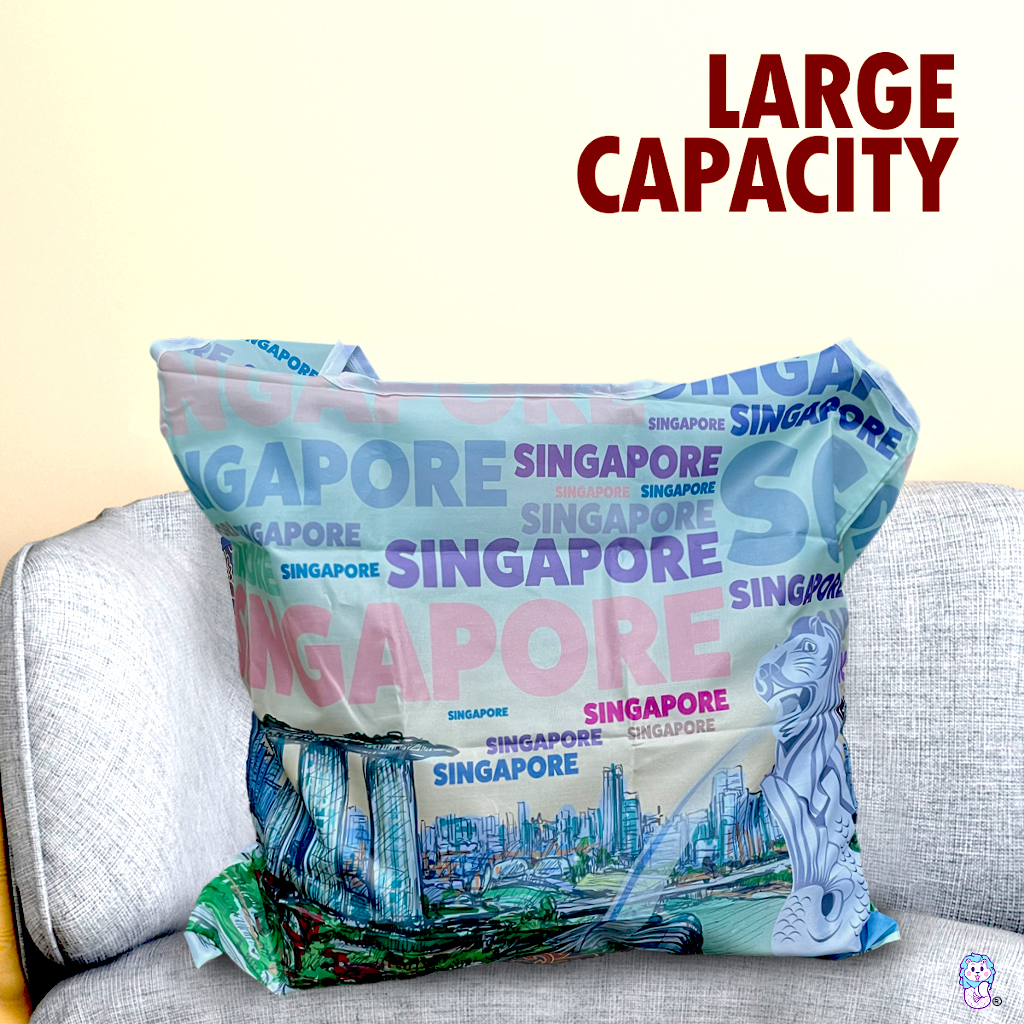 [SG Ready Stock] Foldable Shopping Recycle Bag*Travel/Grocery Tote Bag ...
