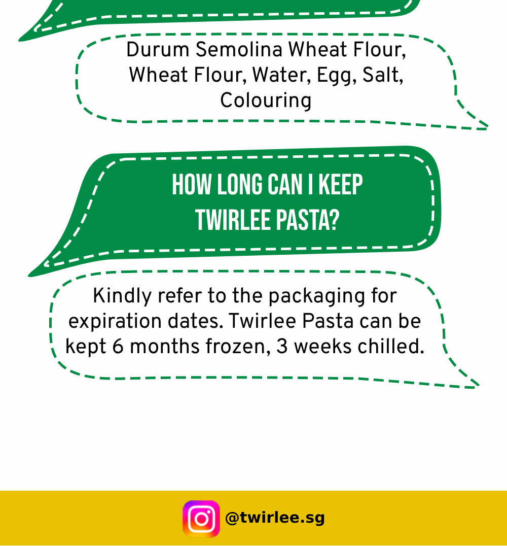Twirlee Fresh Pasta Mafalde/Campanelle (Freshly made with flour from ...