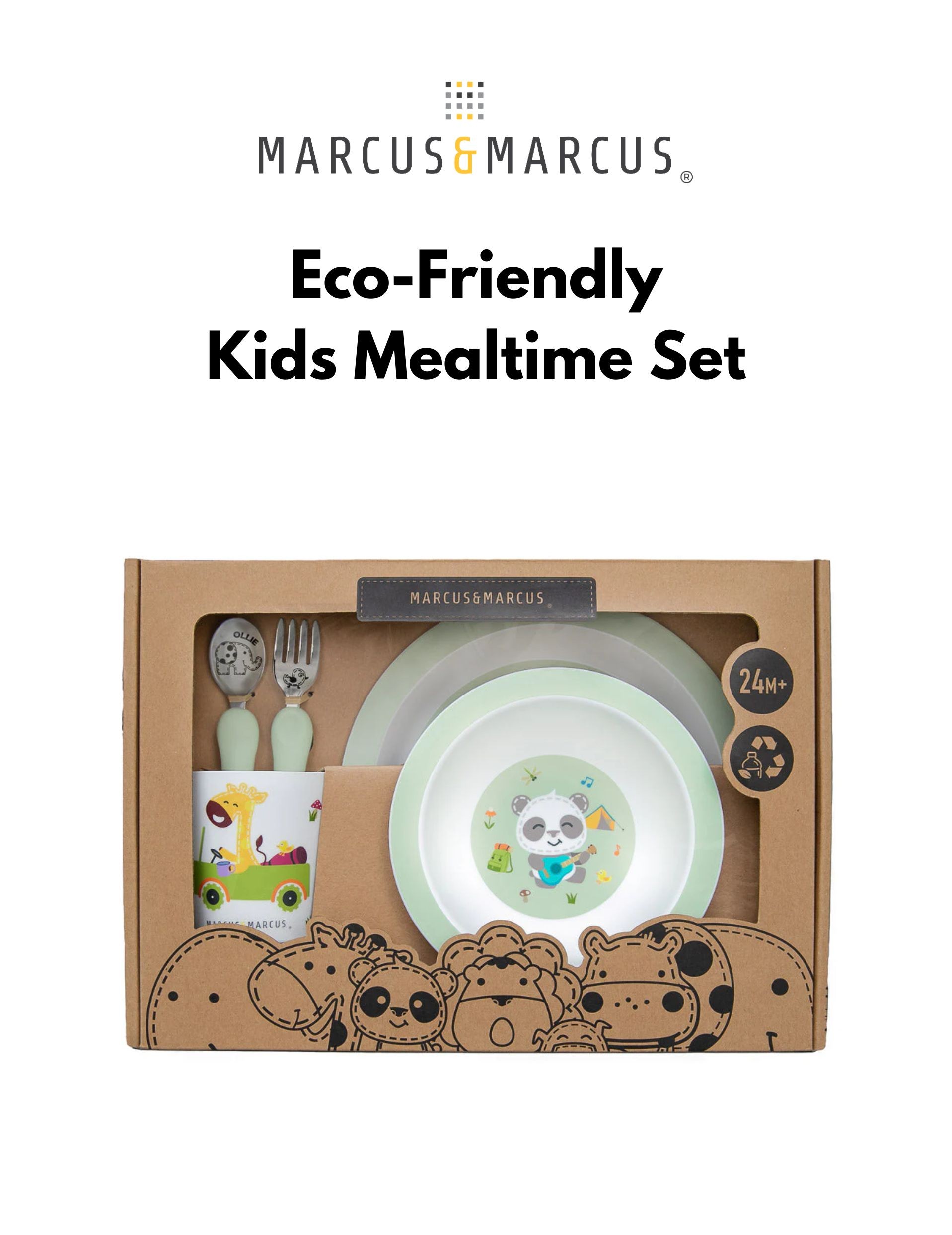 TTS - Marcus & Marcus Eco-Friendly Kids Mealtime Set | Shopee Singapore