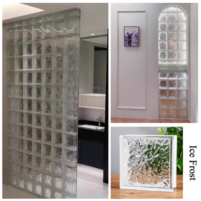 SG_FOREVERGREEN | Solid Crystal Brick Wall Divider Partition Customized ...