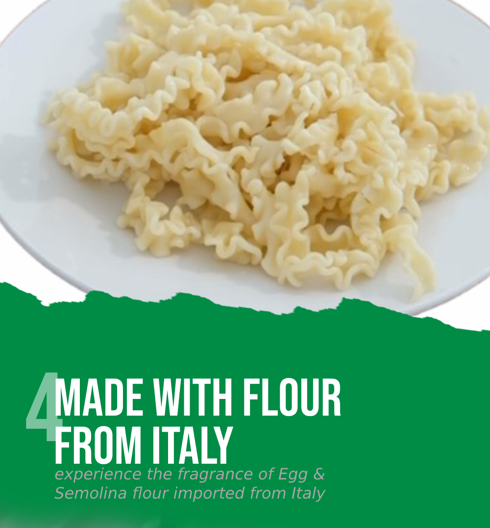 Twirlee Fresh Pasta Mafalde/Campanelle (Freshly made with flour from ...