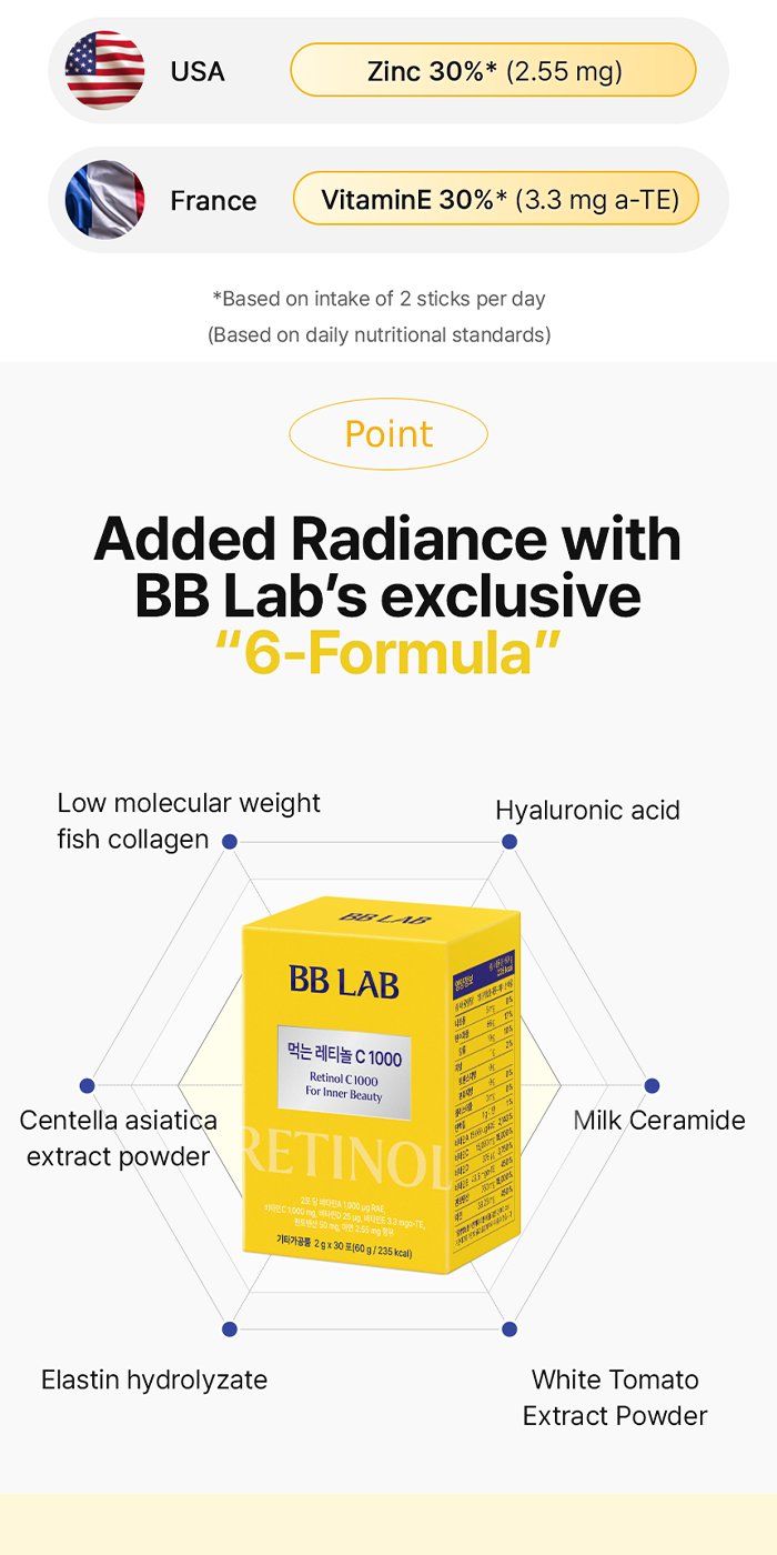 BBLAB Retinol Vitamin C 1000 (2g*30sticks) | Shopee Singapore