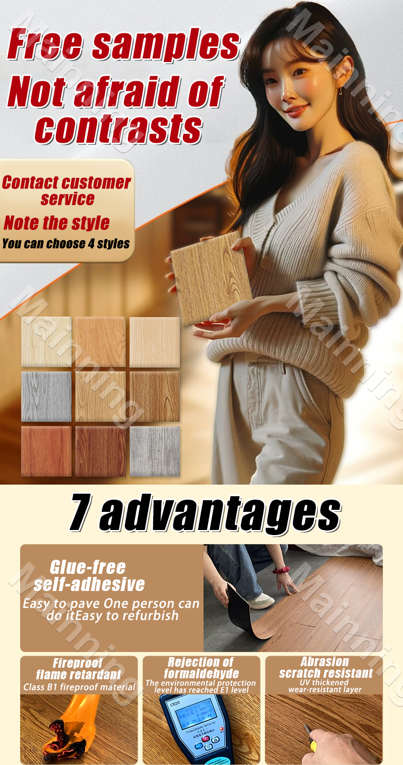 Vinyl Flooring Floor Sticker Upgrade thickening waterproof non slip ...