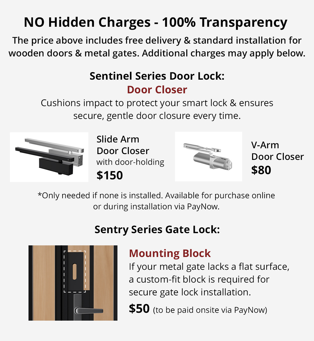 [HDB Sync Bundle] PRISM+ Sentinel & Sentry Bundles | Smart Door & Gate ...