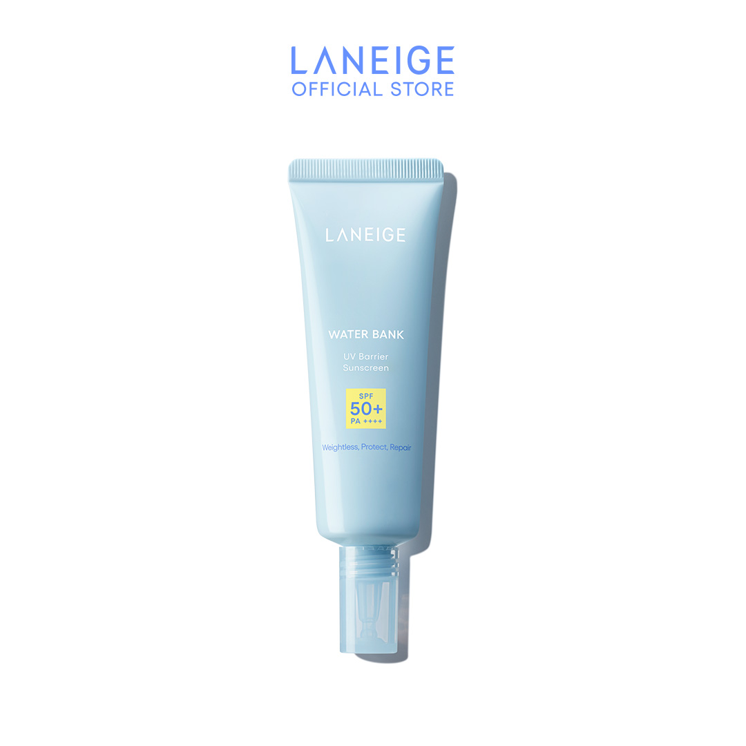 LANEIGE Water Bank UV Barrier Sunscreen SPF 50 PA++++ 50ml- Lightweight ...