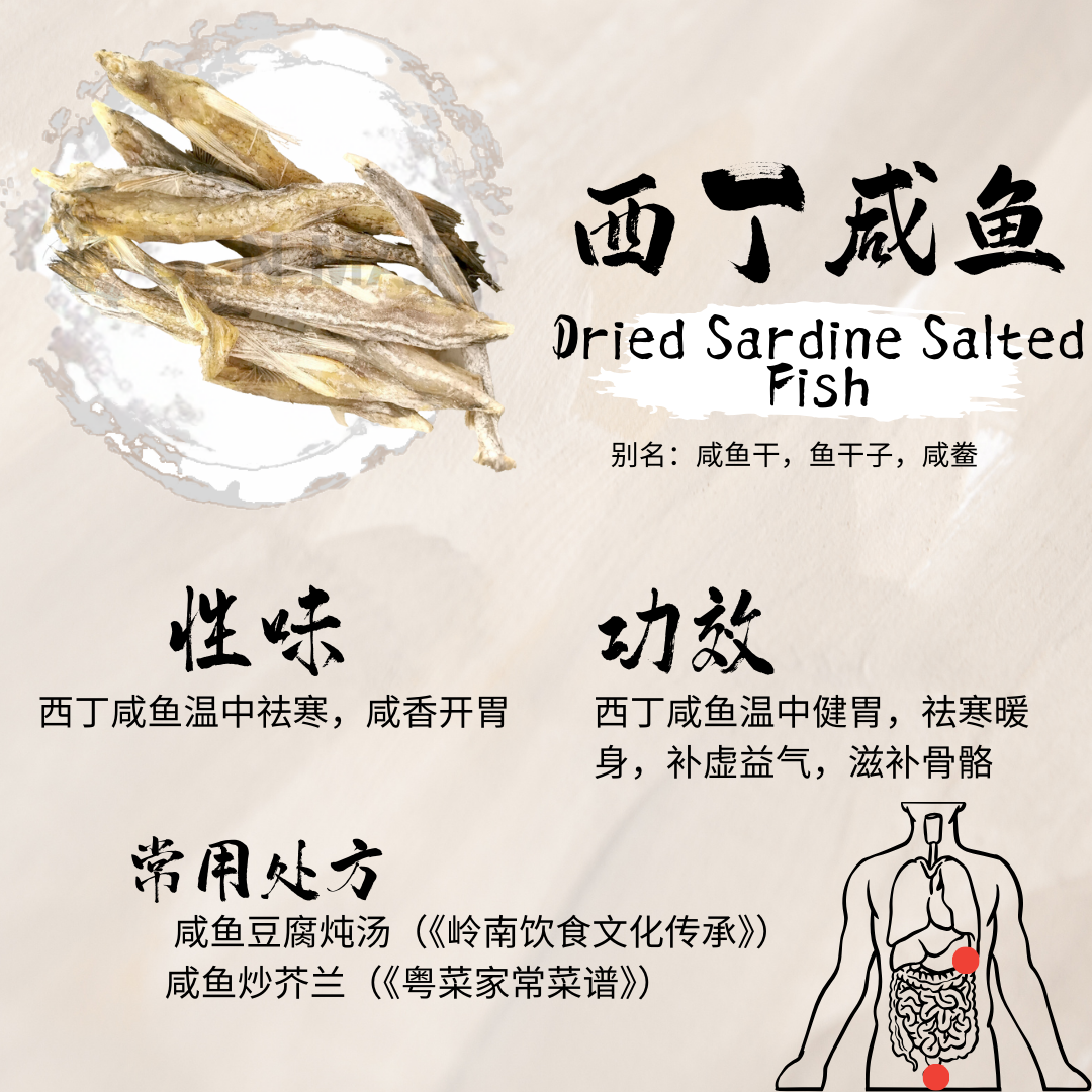 【TIEN SUNG】Dried Sardine Salted Fish /Ikan Masin Rumi / Sai Ting Fish ...