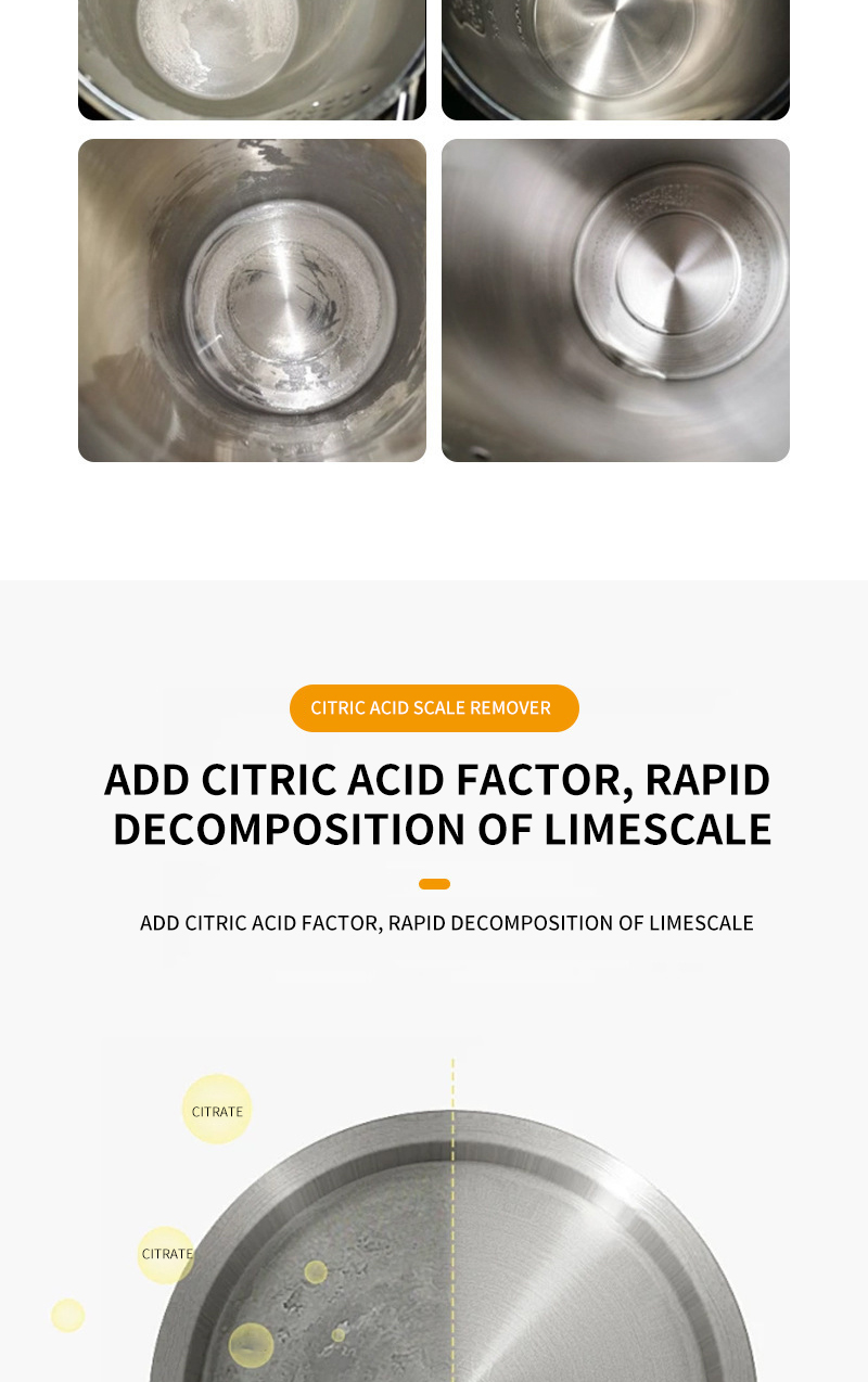 💕SG Stock💕500g Citric Acid Descaling Agent Tea Pot/Water Heater Stain ...