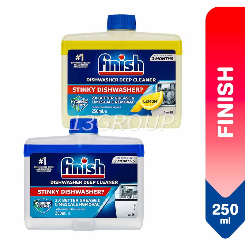 Finish Dishwasher Machine Cleaner Liquid Lemon / Regular, 250ml ...