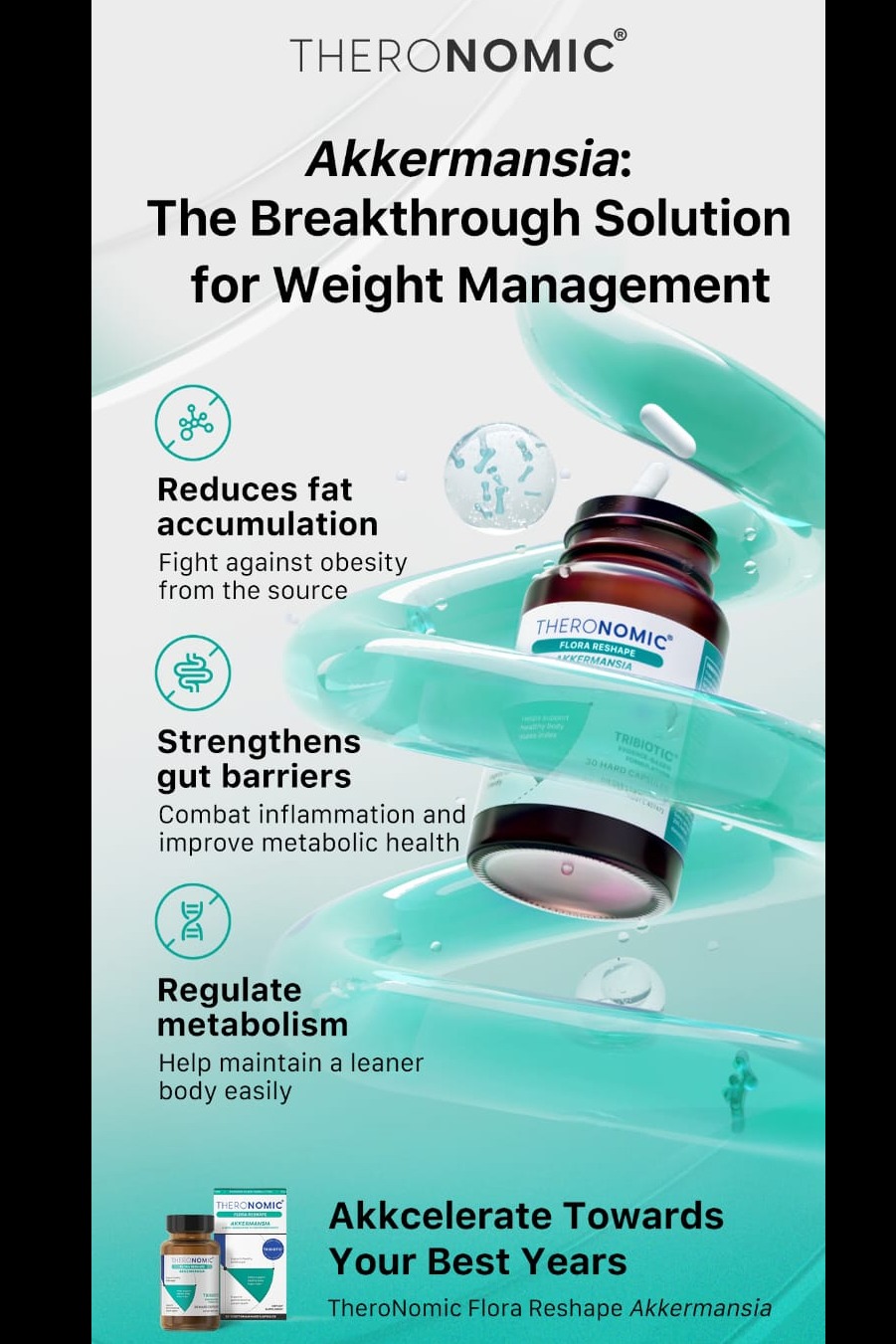 [Ready Stock] Theronomic AKK Akkermansia | Authentic | Flora Reshape ...