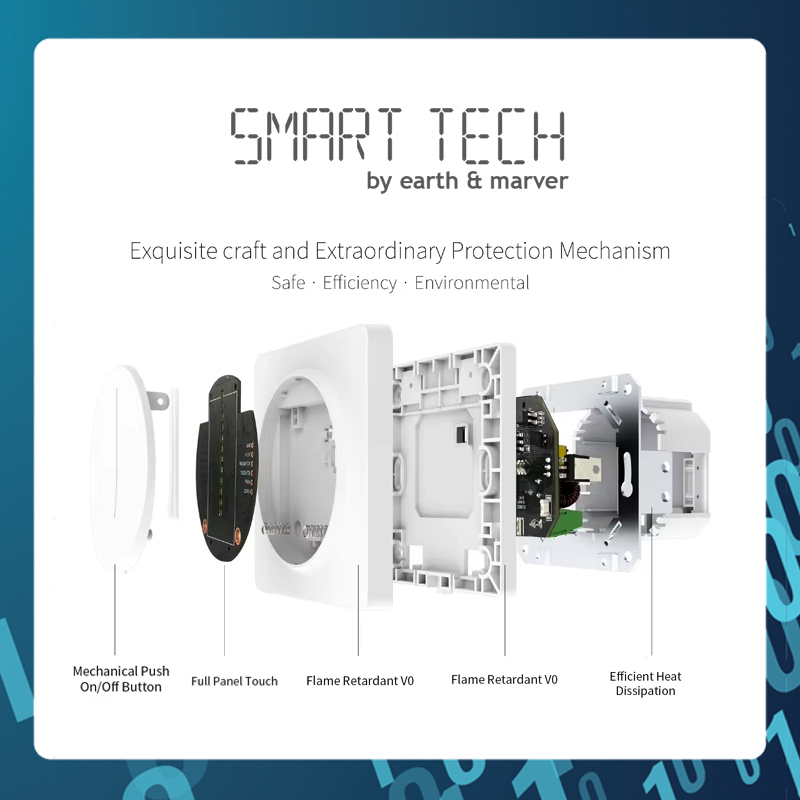 🇸🇬 SMART TECH® Tuya Smart Dimmer Smart Touch Light Dimmer Switch Smart ...