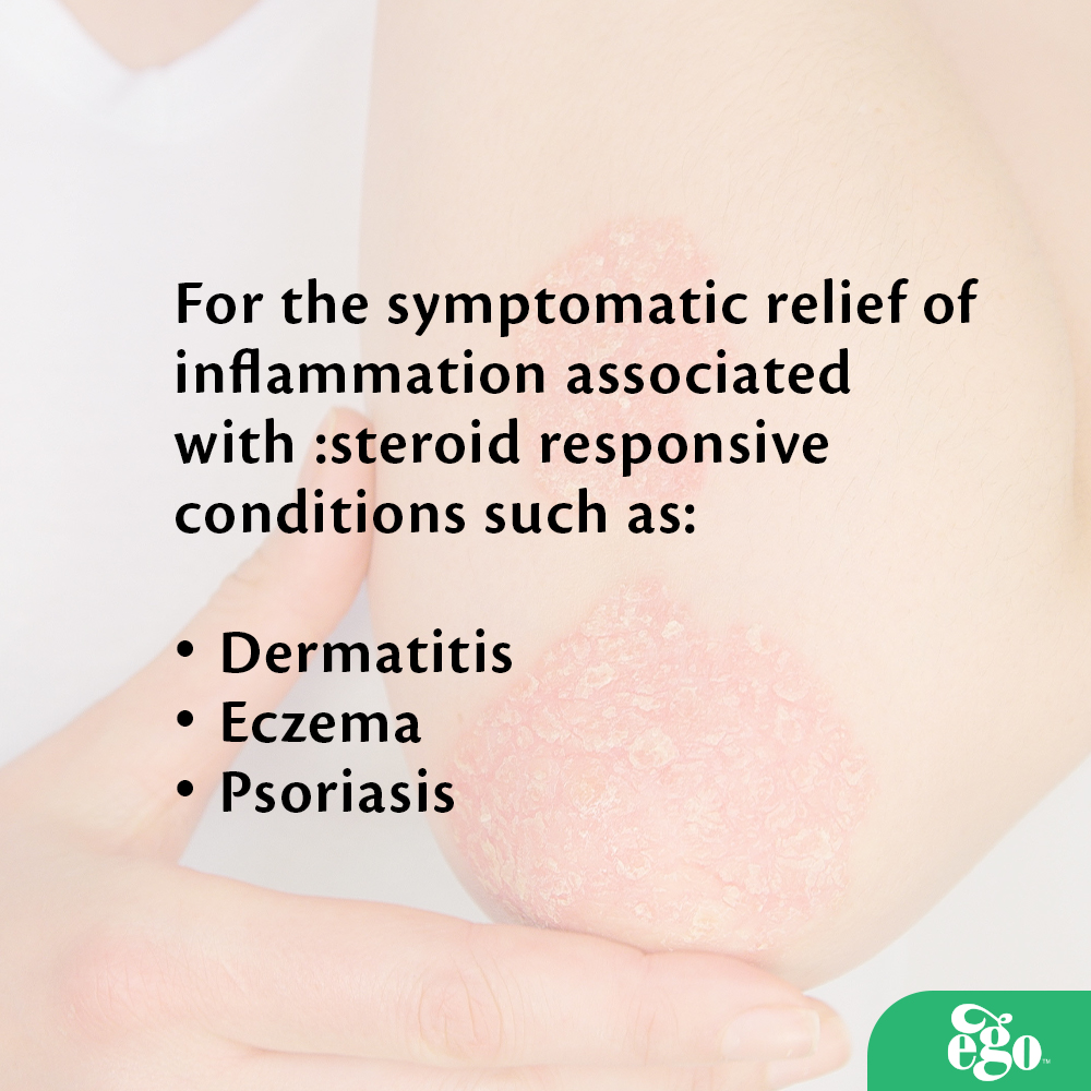 EGO PHARM Egocort Cream 1% (For Relief Of Skin Irritation, Itching ...