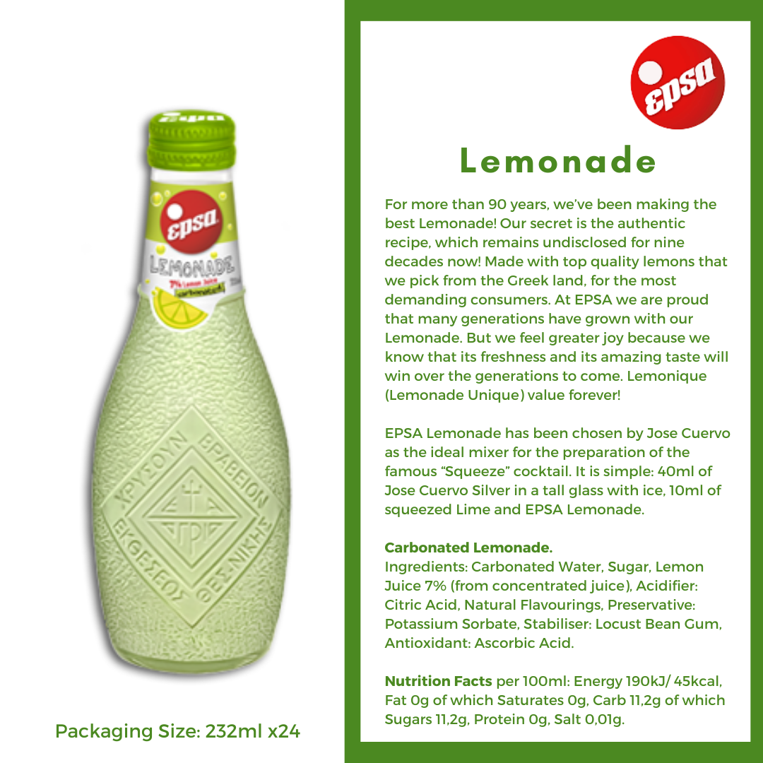 Epsa Greece Soda Drink Blood Orange Lemon Soda Orangeade | Pink ...