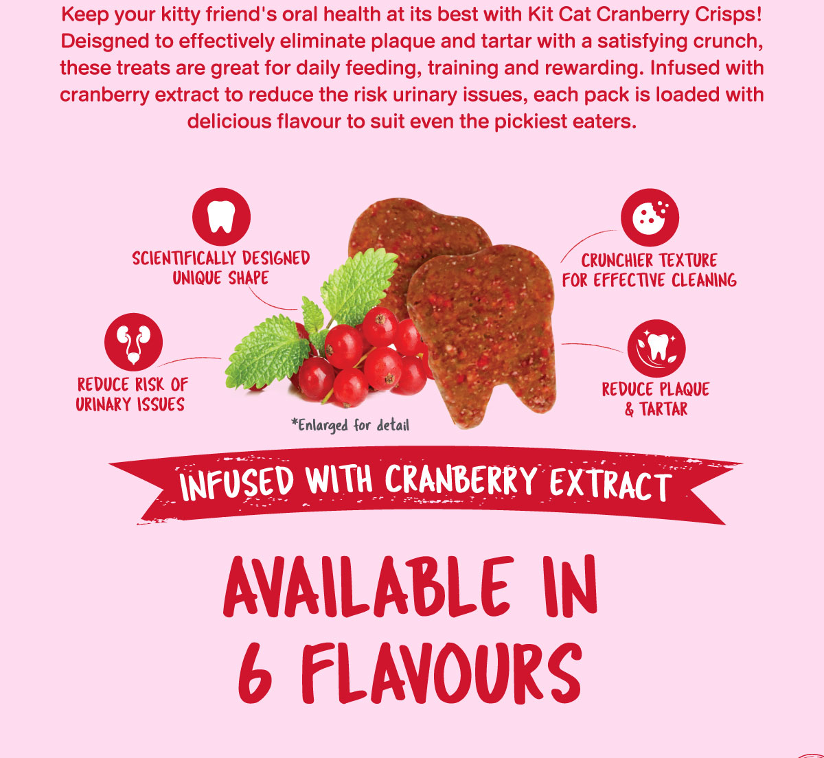 Kit Cat Cranberry Crisps/Freeze Bites/Breath Bites/Kitty Crunch/Yogurt ...