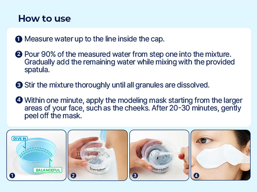 [Torriden Official] DIVE IN Low Molecular Hyaluronic Acid Modeling Mask ...