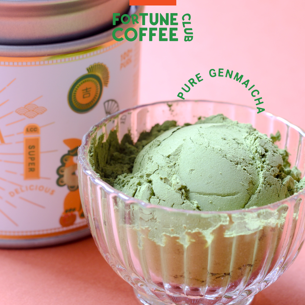 Fortune Coffee Club - 100% Pure Genmaicha Powder | Barista Grade ...