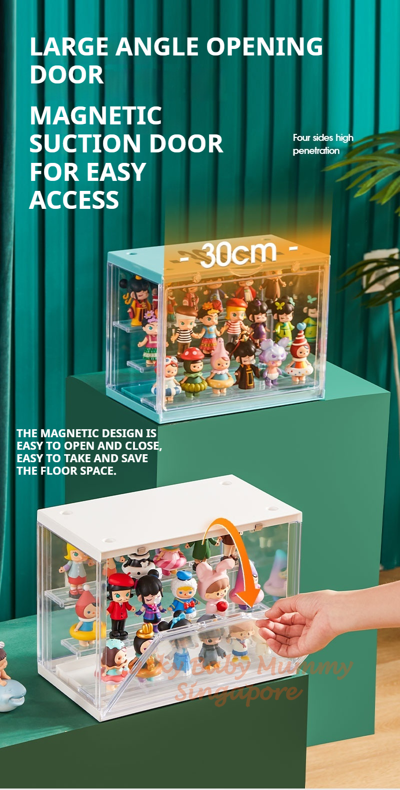 Blind Box / POP MART Storage Display Box / Figurine Showcase / Doll ...