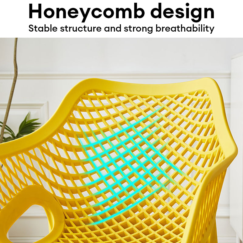 【Free Installation】OSUM Plastic mesh chair Balcony dining chair stool ...