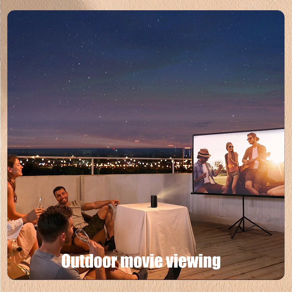 Punch-free projector bracket screen HD anti-glare screen suitable for ...