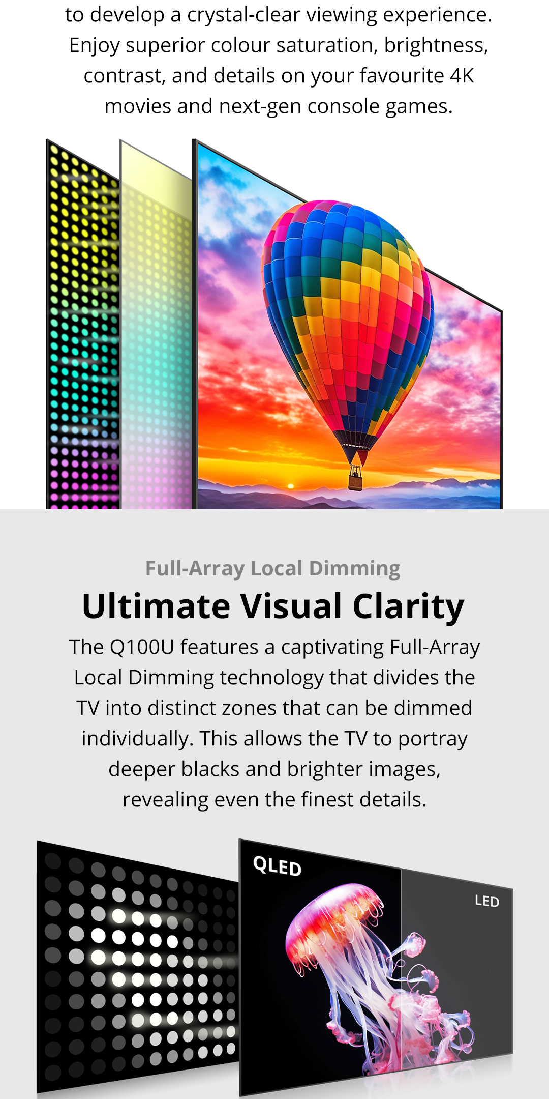 PRISM+ Q100 Ultra | 4K QLED 120Hz 4K AI Google TV | 100 inch TV ...