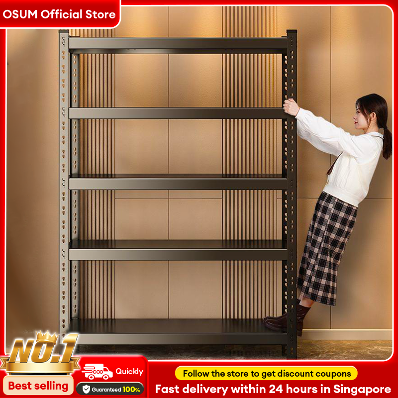 【Hold 800KG】Heavy Duty Metal Storage Shelf Adjustable Height Boltless ...