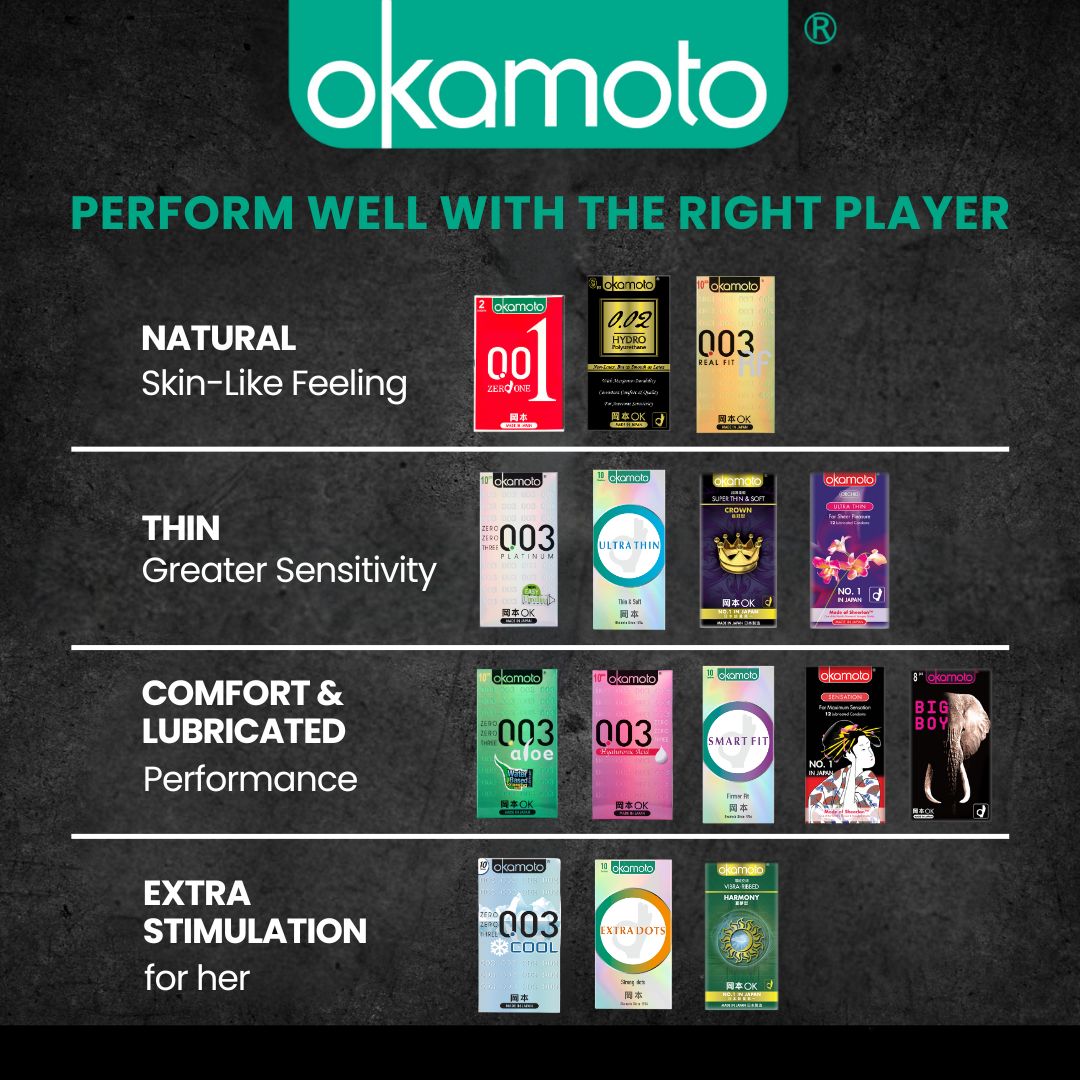 Okamoto Crown Condoms 12s | Shopee Singapore