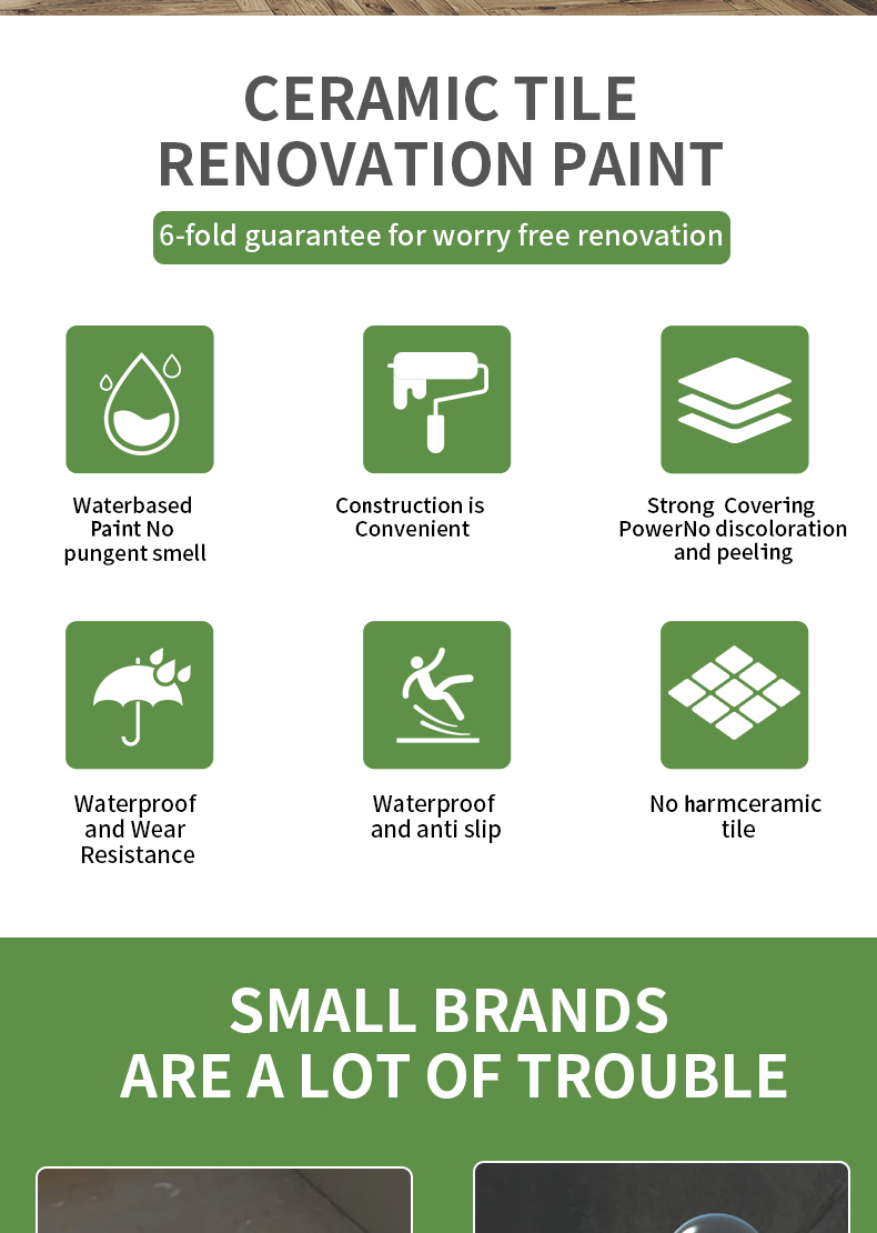 【sg stock】Tile Repair Waterproof Tile Paint Heavy Duty Epoxy Floor ...