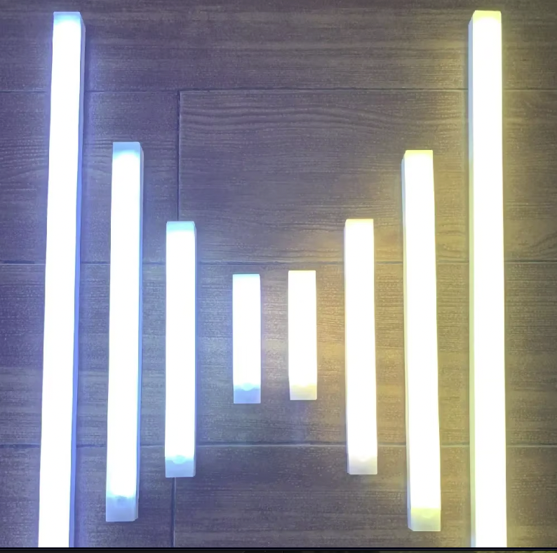 ⭐SG⭐ LED Motion Sensor Light Bar 10/20/30/50cm USB Rechargeable Cabinet ...