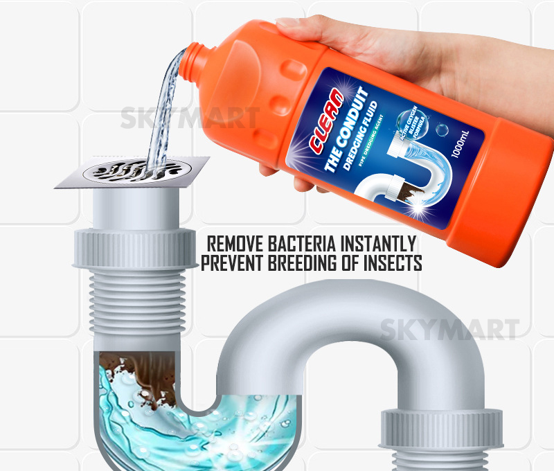 1000ml Drain Declogger Drain Cleaner Pipe Cleaner Choke remover Pipe ...