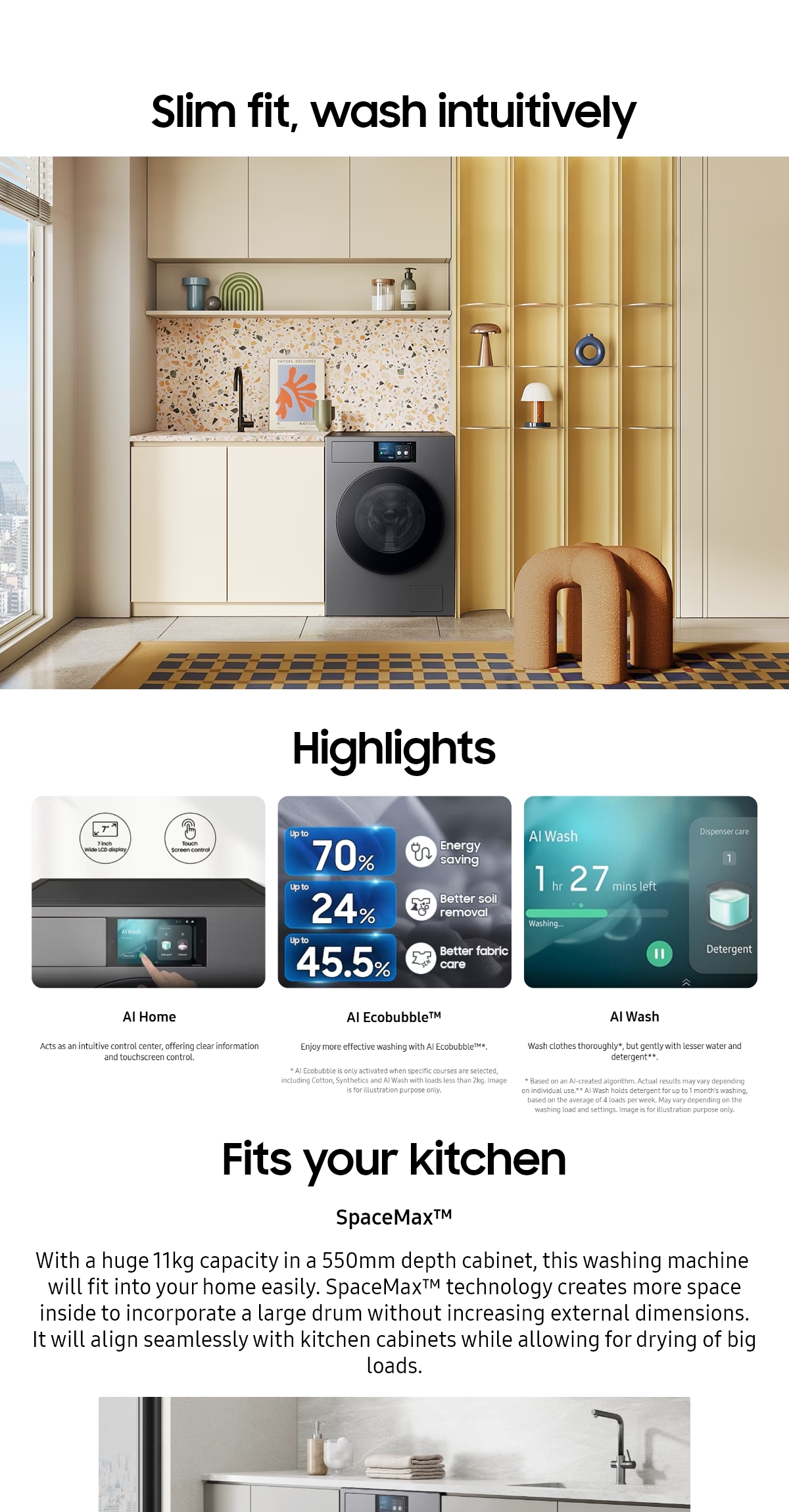[Climate Voucher Eligible] [Pre-Order] Samsung WD11DB9B84GDSP Bespoke ...
