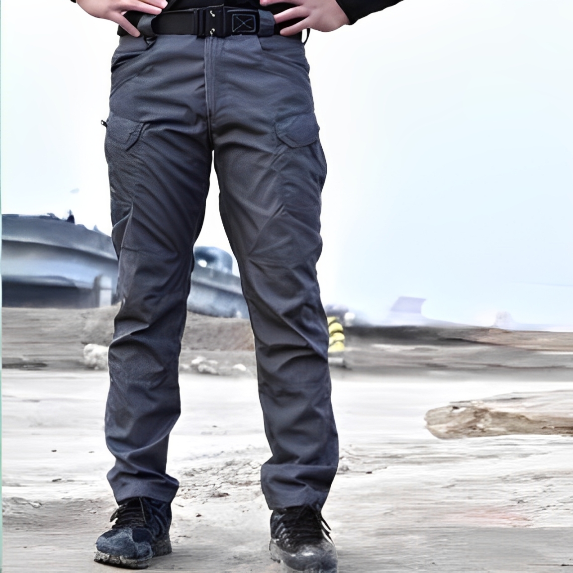 ZITY IX7-IX9 Men's Cargo Pants Multi Pocket Waterproof Tactical Pants Plus Size | Shopee Singapore