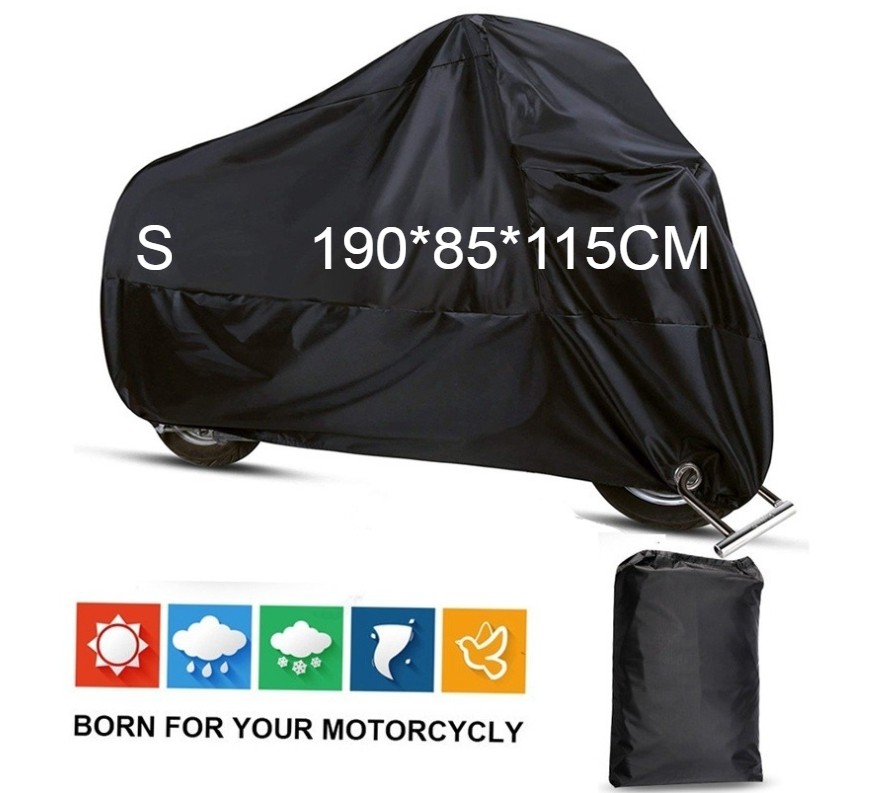 【MQLITTLESHOP】Motorcycle Cover Waterproof Polyester Fabric Bike Scooter ...