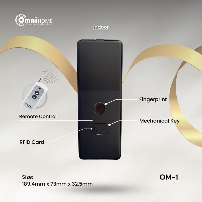 FREE Installation OM-1 Gate 2025 Upgraded Omni Gate Digital Smart Lock ...