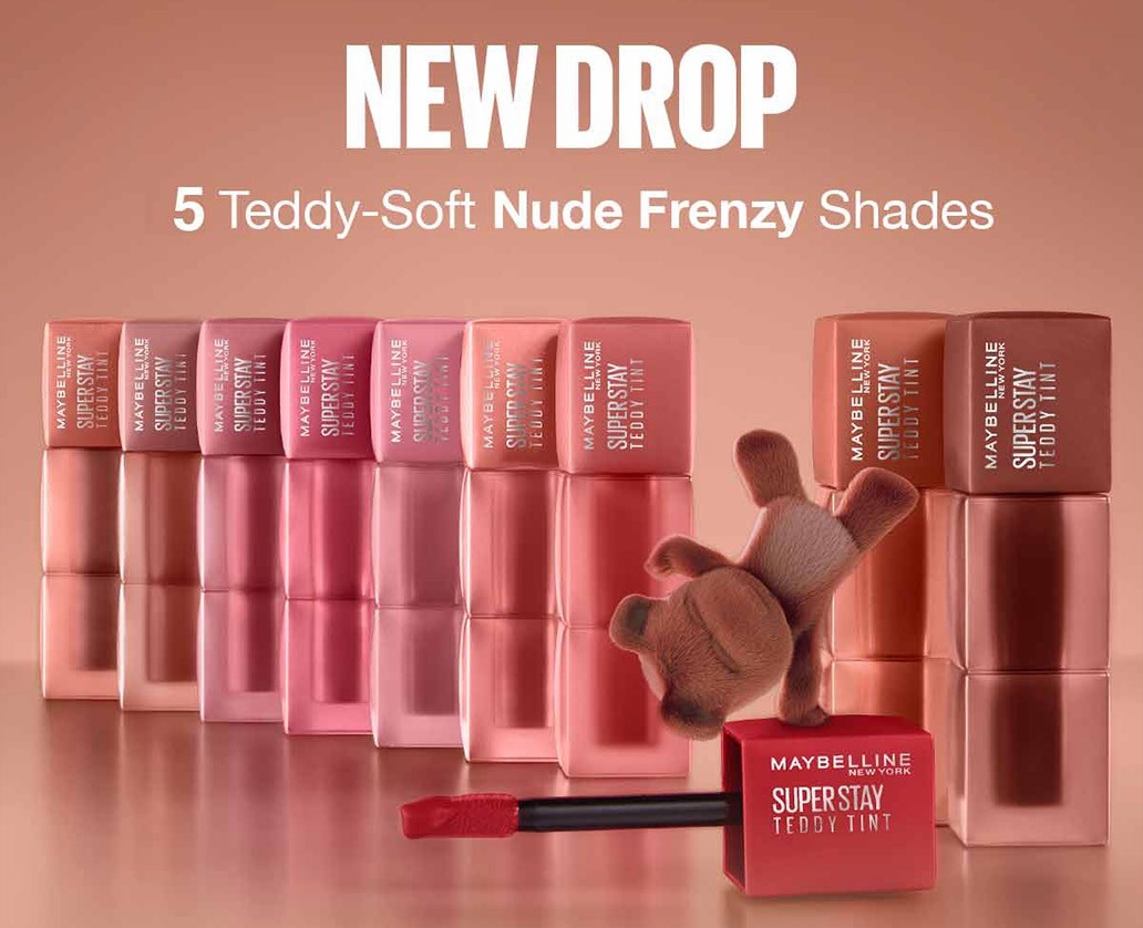 Maybelline Super Stay Teddy Tint - 12H Longwear Soft Blurred Matte ...