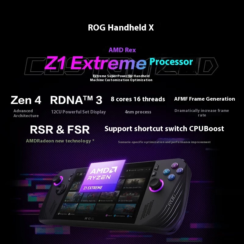 (SG Stock) Asus ROG Ally X Ryzen Z1 Extreme Gaming Handheld AMD Radeon ...