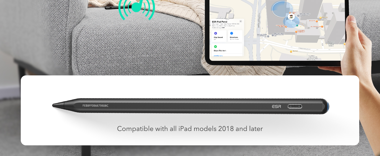 ESR Geo Digital Pencil works with Apple Find My | Shopee Singapore