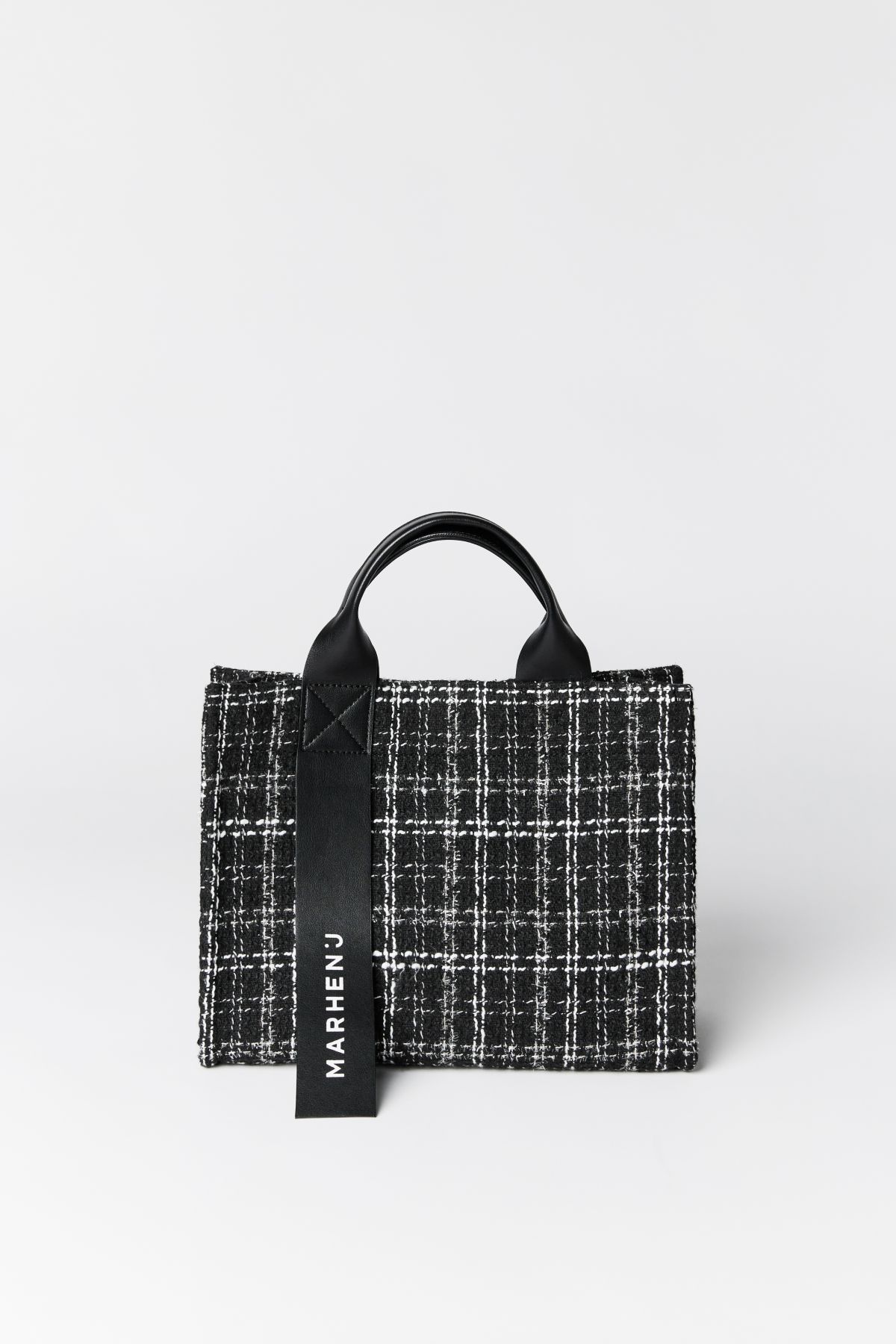 MARHEN.J Rico Mini Tweed Tote shoulder bag MJ24PP11RCMNTBK | Shopee ...