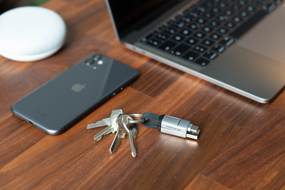 Rolling Square inCharge 6, 6-in-1 Multi Charging Keyring Cable 15W USB ...