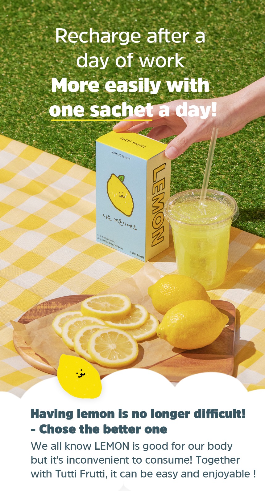 Tutti Frutti - I am Lemon / Lemon Juice / 100% Organic / Healthy Juice / Pure Juice ...