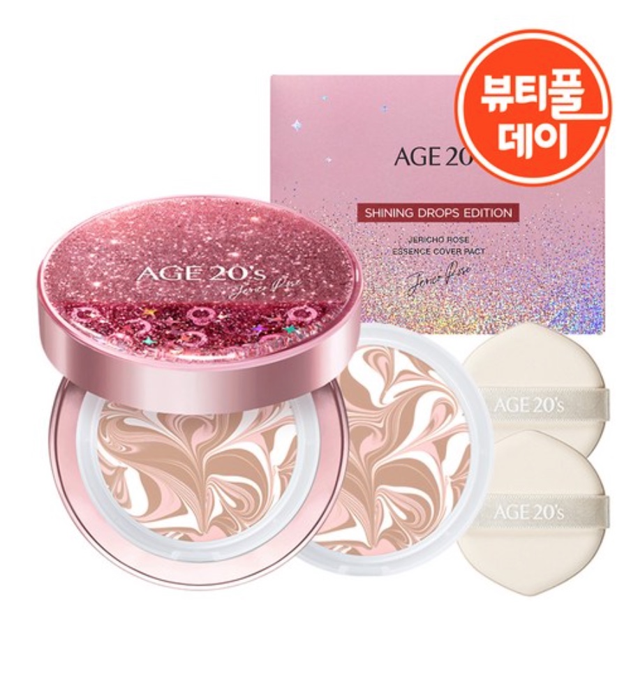 AGE 20'S Shining Drops Edition Jericho Rose Essence Cover Pact - #21 ...