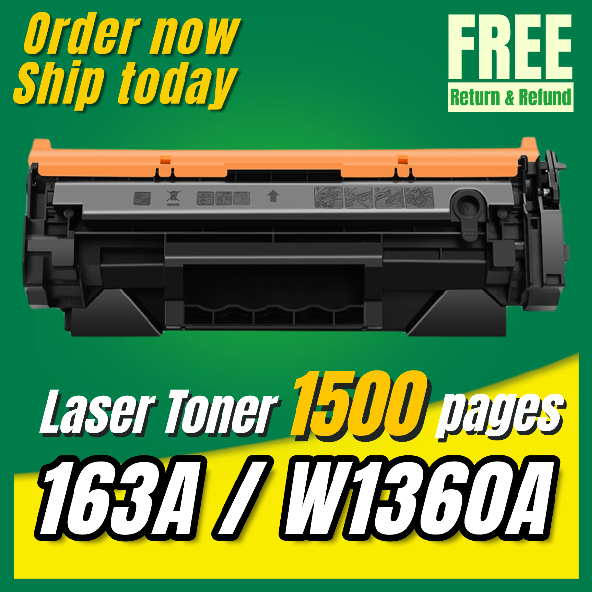 136A W1360A HP 136A W1360A Toner cartridge cartridge Compatible for HP ...
