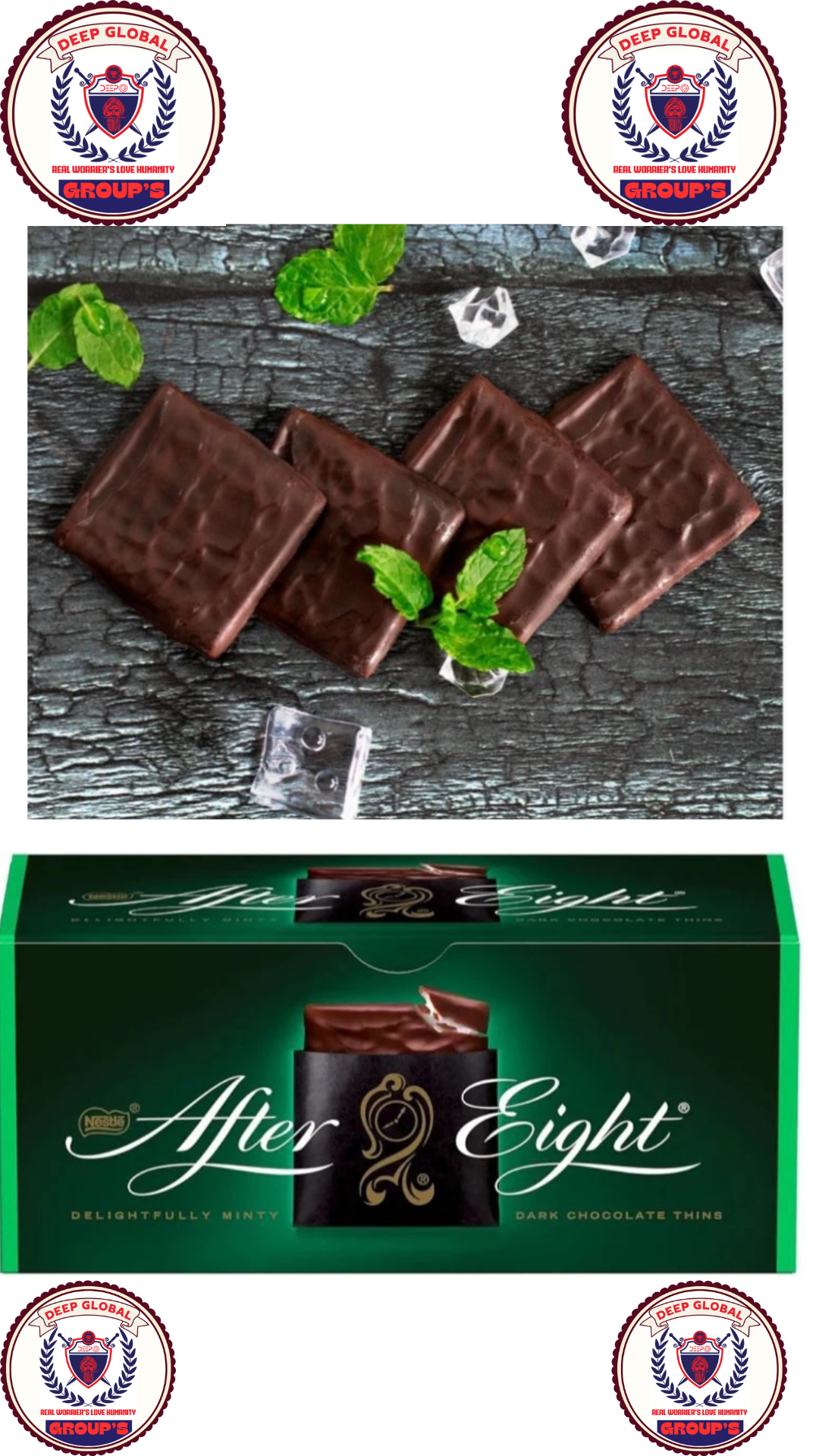 Nestle After Eight Mint Chocolate Thins 200g | Shopee Singapore