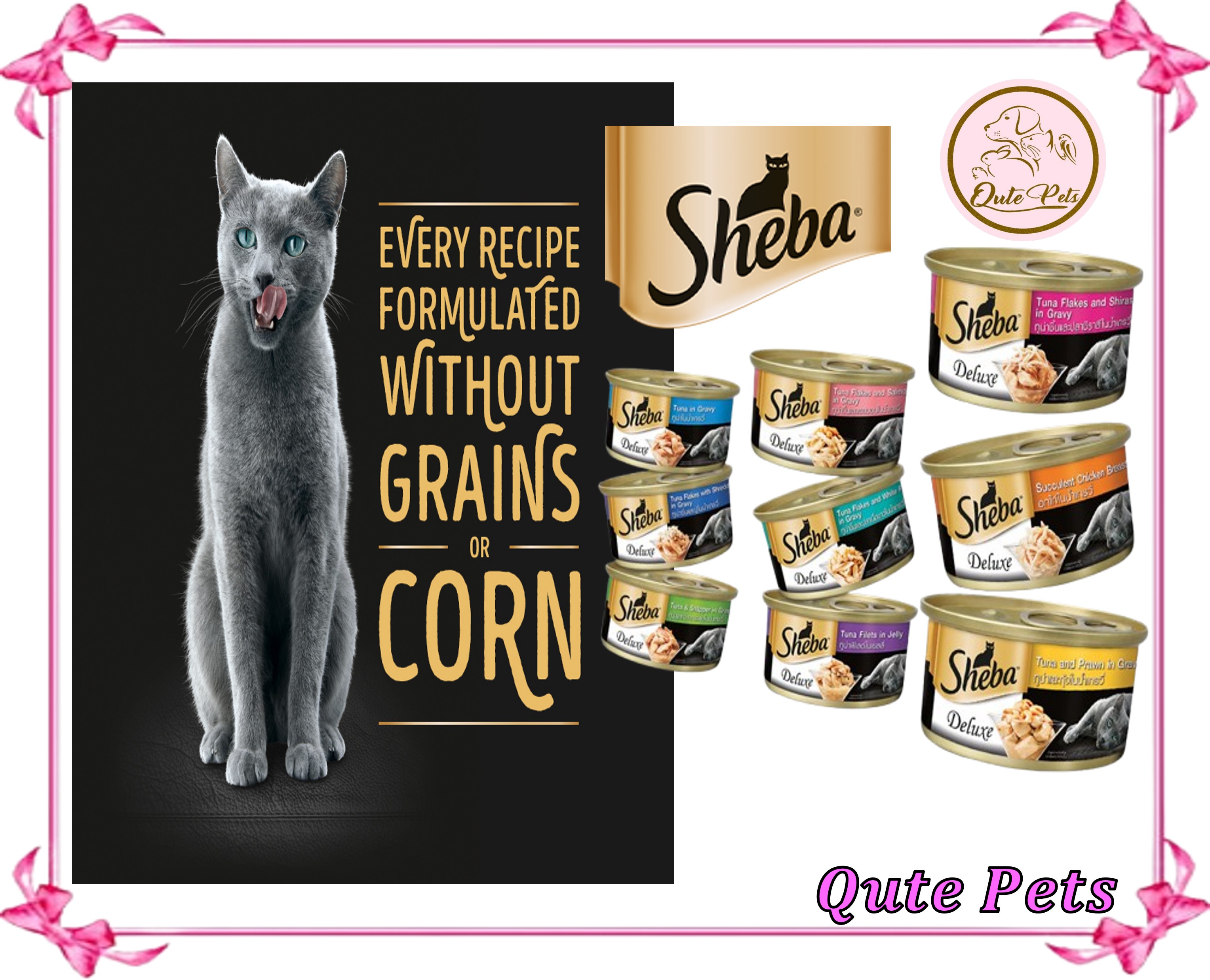 [Bundle of 24 Cans] Sheba Deluxe Series Wet Cat Food 85g | Cat Food ...