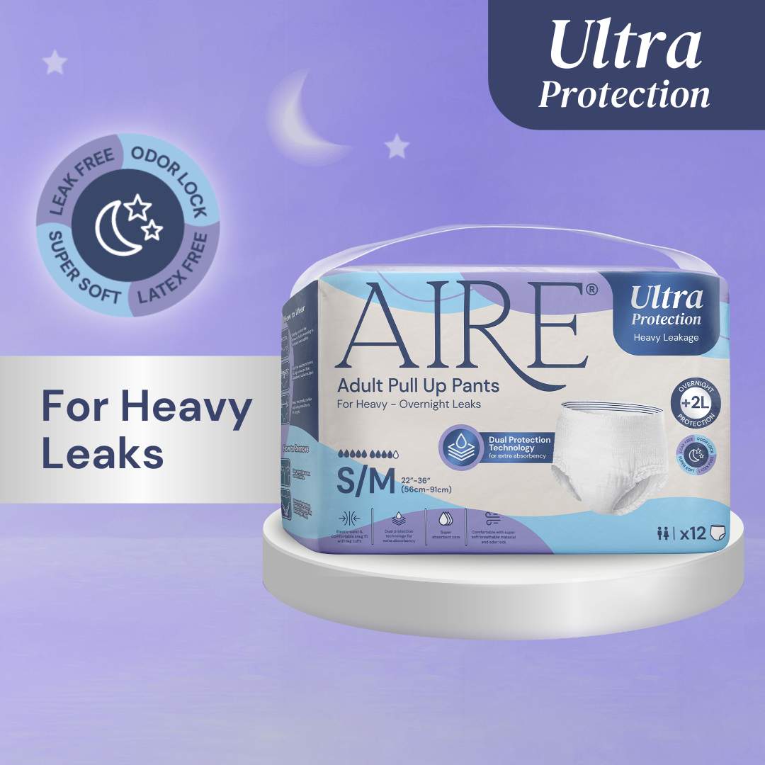 [Carton Deal] Aire Ultra Protection Adult Diaper Pull Up Pants - Size S ...