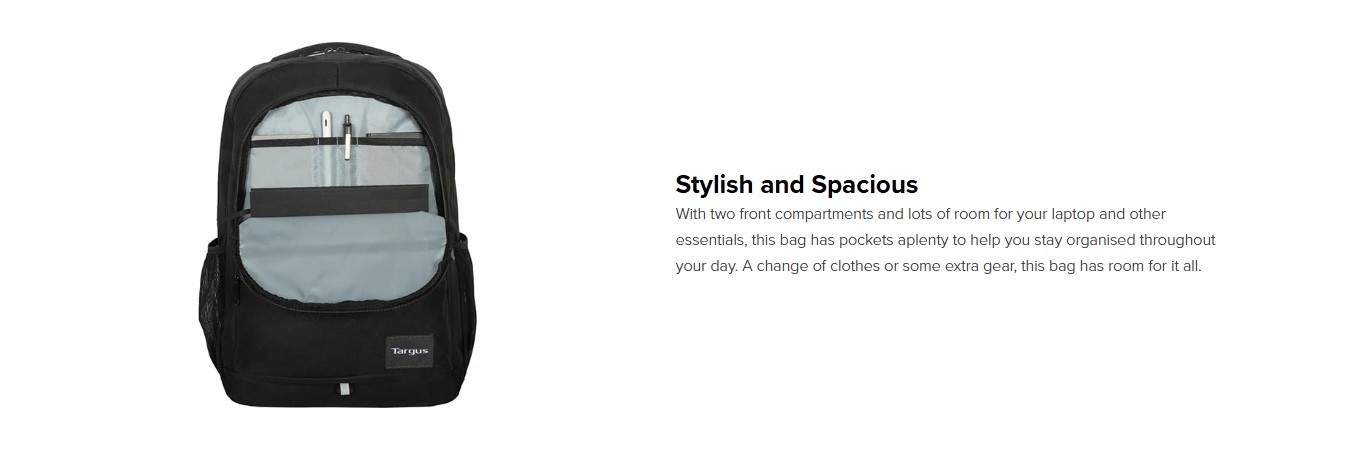 Targus 15.6" Octave III Backpack - TBB653GL / TBB65302GL / TBB65313GL ...