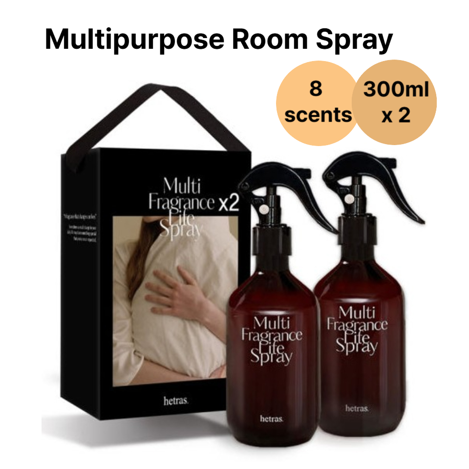 KOREA 🇰🇷 1+1 Hetras Room Spray 300ml x 2ea (Hetras Multipurpose Room Spray) | Shopee Singapore