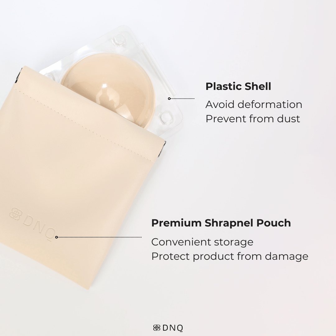 DNQ® Glue-free Center Nipper Sticker Nipper Cover Nipple Seamless Bra Strapless Bra Women Nubra ...